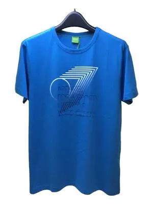 Hugo Boss Logo Round-neck T-shirt - Blue