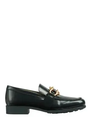 Bottega Veneta Square Toe Loafers - Black