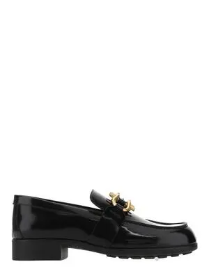 Bottega Veneta Square Toe Loafers - Black