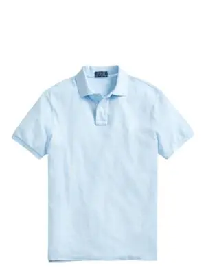 Polo Ralph Lauren Slim Fit Mesh Polo Shirt - Blue