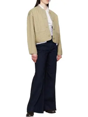 RAG  BONE Rag & Bone Wide Skylar High-rise Jeans - Black