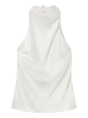 Stella McCartney Sleeveless Halterneck Top - Cream