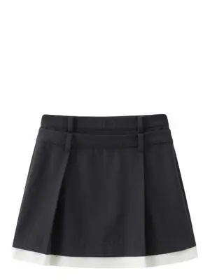 MARISSA CHIARA Marissa Chiara Patchwork Skirt With Raw Edge Hem
