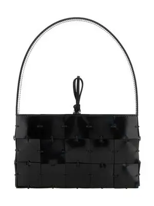 Amina Muaddi Top Handle Handbag - Blacksilver