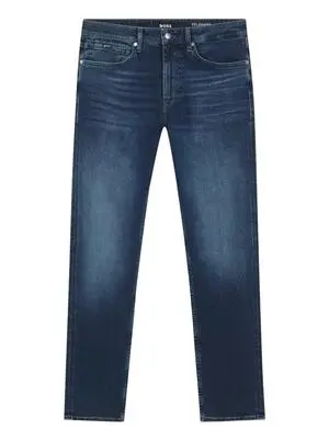 Hugo Boss Delaware Straight Leg Jeans - Dark Blue