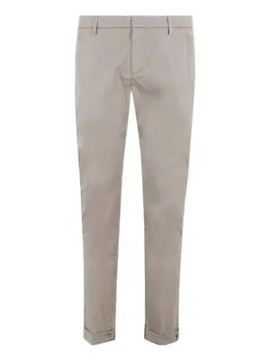 DONDUP Slim Fit Casual Trousers - Nude