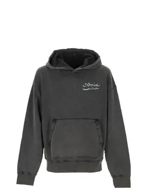 Amiri Amiri Logo Embellished Vintage Effect Hoodie No
