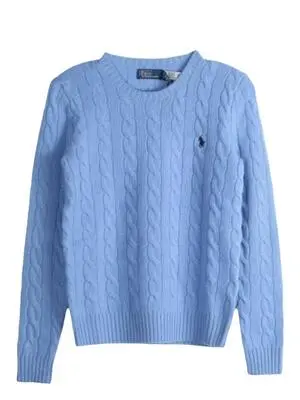 Polo Ralph Lauren Julianna Cable Knit Sweater - Blue