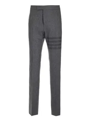 Thom Browne 4-bar Slim Fit Trousers - Medium Gray