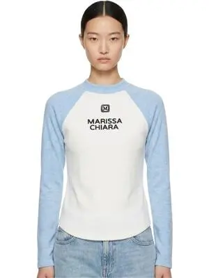 Marissa Chiara Long-sleeved T-shirt - Blue