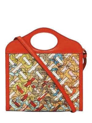 Burberry Logo Shoulder Bag - Multicolor