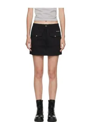 Marissa Chiara Elasticated Waist Skirt - Black