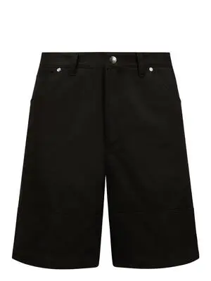 Moncler Belted Denim Shorts - Black