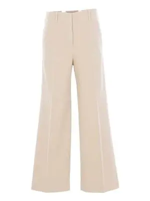 Incotex Wide-leg Tailored Trousers - Beige