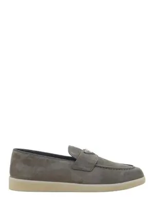 Prada Suede Loafers - Gravel Ash