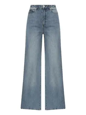 Officine Générale Flared Denim Jeans - Gray