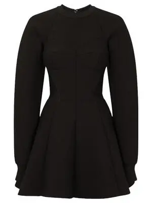 Dolce & Gabbana Technical Jersey Mini Dress - Black