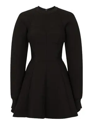 Dolce & Gabbana Technical Jersey Mini Dress - Black