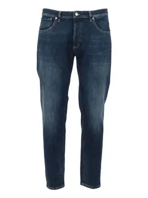 DONDUP Brighton Low-rise Carrot Jeans - Blue