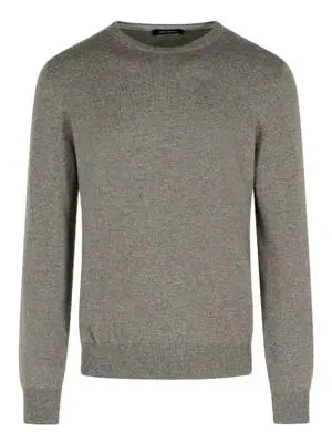 GRAN SASSO Long Sleeve Crewneck Jumper - Gray