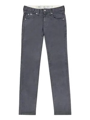 Emporio Armani Straight Barrel Logo Jeans - Gray