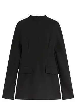 Sportmax Tefrite Long-sleeved Mini Dress - Black