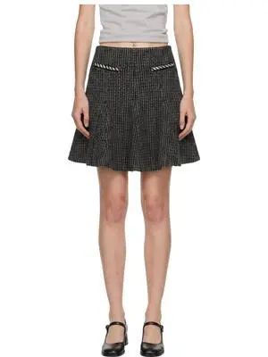 MARISSA CHIARA A-line Skirt - Grey