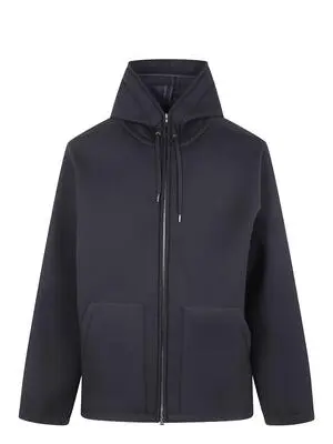 Herno Hooded Zip-up Jacket - Black