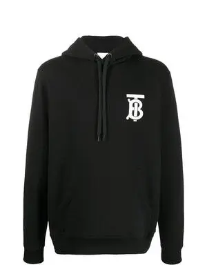 Burberry Monogram-motif Hoodie - Black