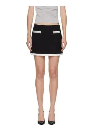 MARISSA CHIARA Diamond Embellished Skirt - Black
