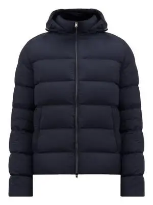 Herno Hooded Quilted Down Jacket - Black