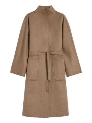 Max Mara Lilia Belted Coat - Hazelnut Brown