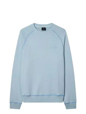 Paul Smith Embroidered-logo Sweatshirt - Blue