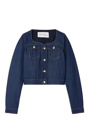 Nina Ricci Long-sleeved Denim Jacket - Blue