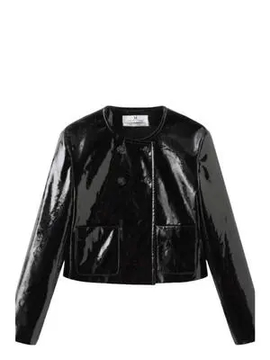 MARISSA CHIARA Marissa Chiara Long-Sleeved Leather Jacket
