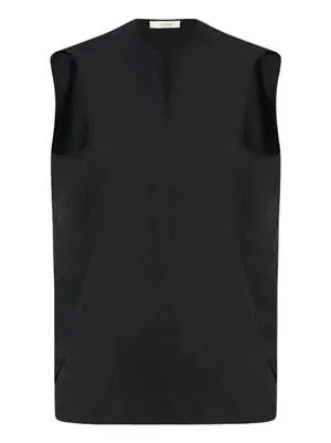 THE ROW Owen Sleeveless Top - Black