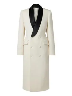 Wardrobe.NYC Double-breasted Coat - White