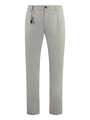 PAUL  SHARK Paul & Shark Tailored Trousers With Key Clip Detail - Grey