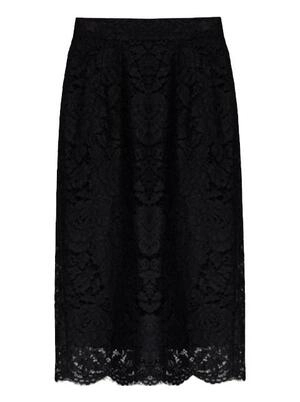 DOLCE & GABBANA Dolce & Gabbana High Waist Lace Skirt