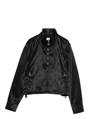 Casablanca Zip-up Long-sleeved Jacket - Black