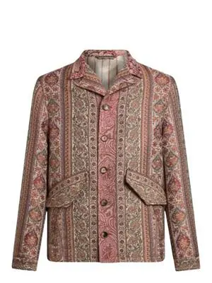 Etro Printed Overshirt - Burgundy