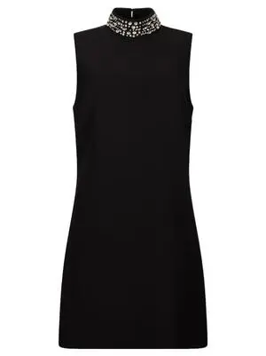 Liu Jo Embellished A-line Mini Dress - Black