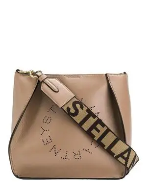 Stella McCartney Perforated Logo Crossbody Bag - Brown