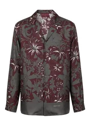 Gucci Disco Bowling Shirt - Gray-brown