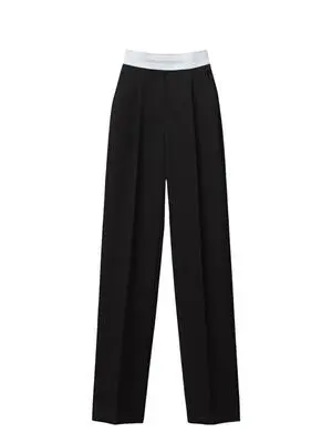Alexander Wang Tailored Pleated Trousers - Black