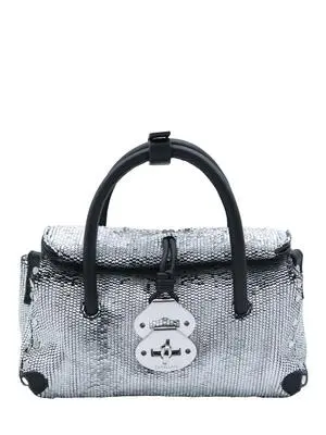ZANELLATO Turnlock Shoulder Bag - Black