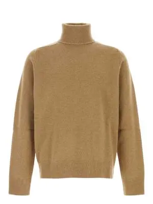 MAISON MARGIELA Roll Neck Knitted Jumper - Brown