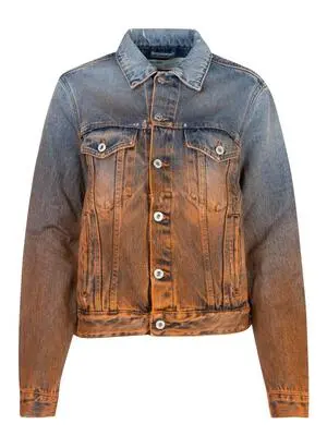 Off-White Gradient Denim Jacket - Blue