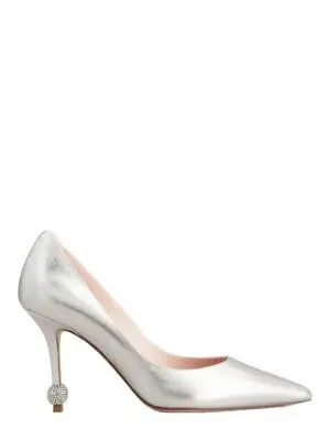 ROGER VIVIER Embellished Heel Pumps - Silver
