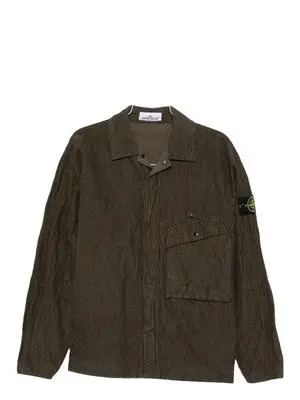 Stone Island Long Sleeve Shirt Jacket - Green